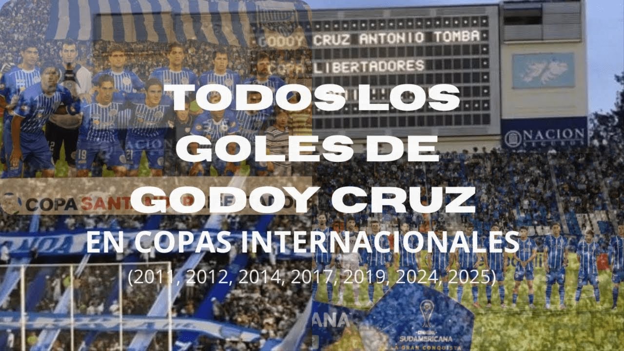 Todos los goles de Godoy Cruz en Copas Internacionales - YouTube