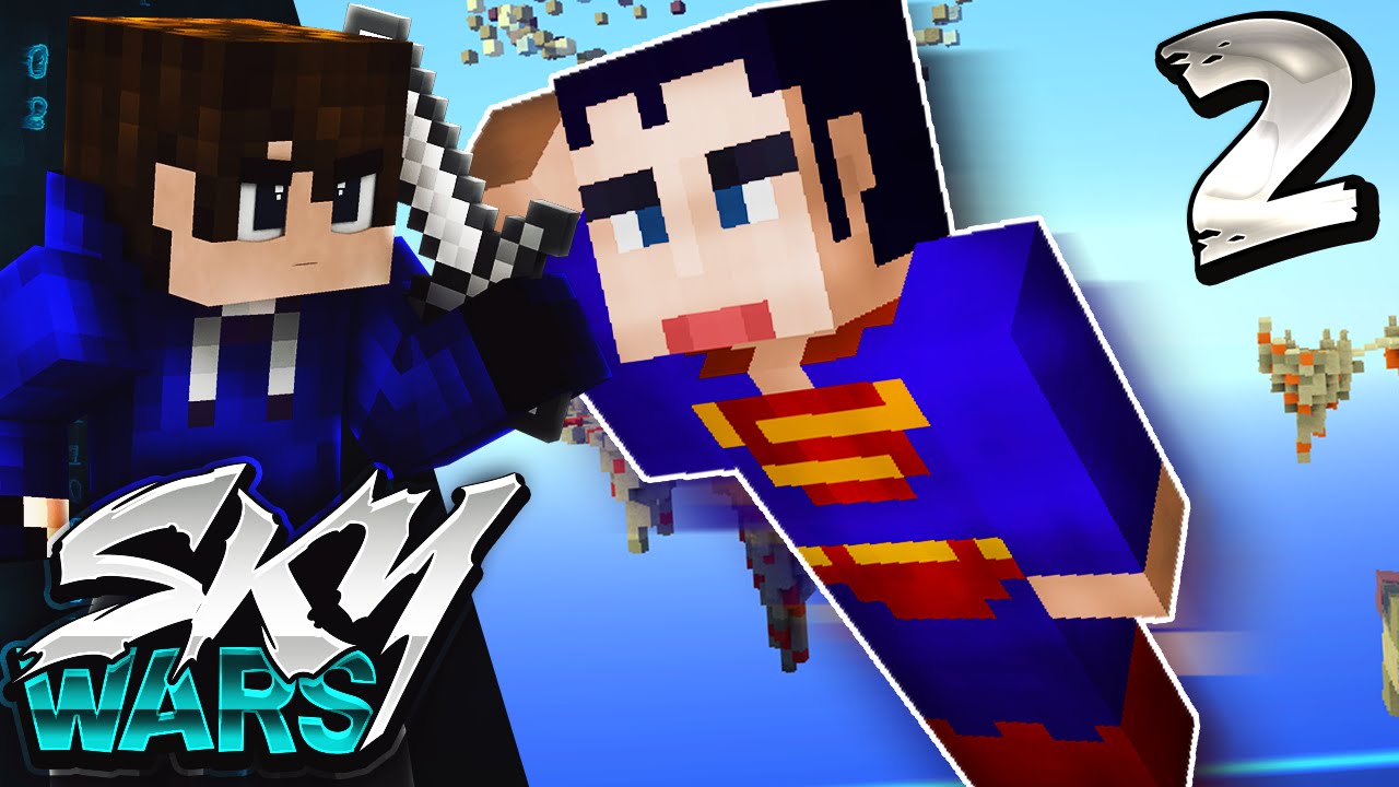 Minecraft SKYWARS! #2 "INSANE FLY HACKER?!" ( Minecraft Hypixel Skywars ...
