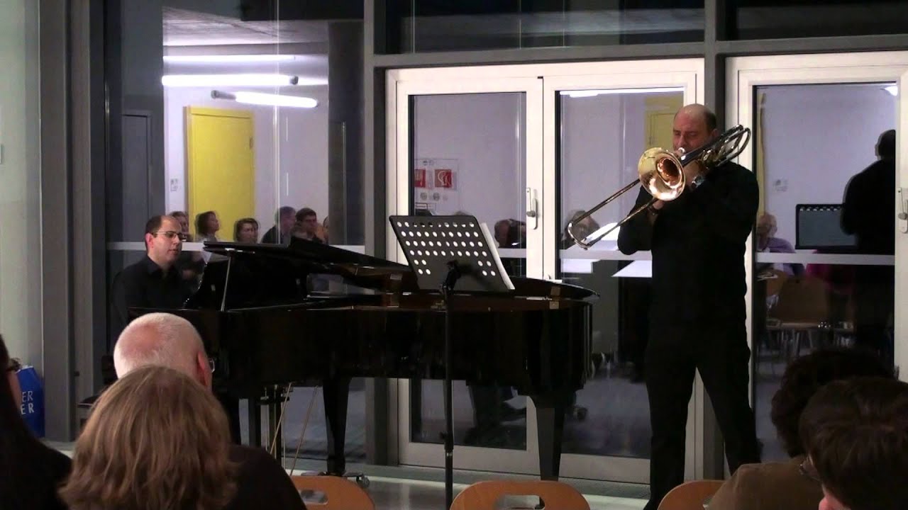 Three Jazz Moods for Trombone and Piano - Elizabeth Raum - YouTube