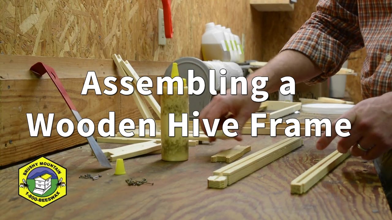 Assembling a Hive Frame - YouTube