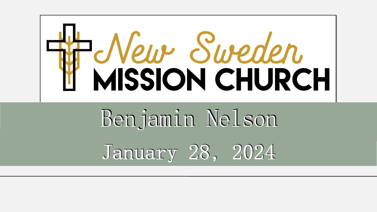 January 28 @ 10 am, Benjamin Nelson - YouTube