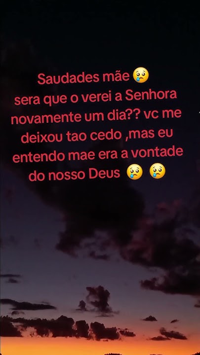 Alô mãe! Saudades eterna - YouTube