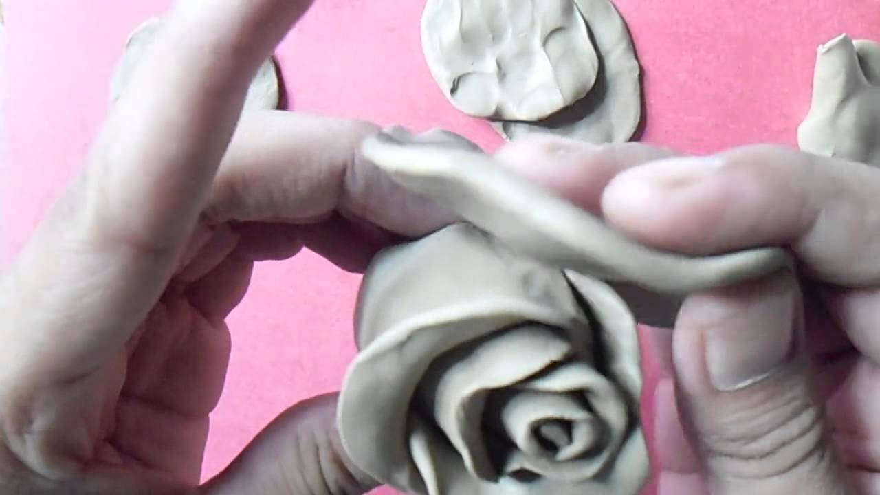 How To Make Rose Step By Step With Clay Diy Rose With Clay YouTube how-to-make-rose-step-by-step-with-clay-diy-rose-with-clay-youtube