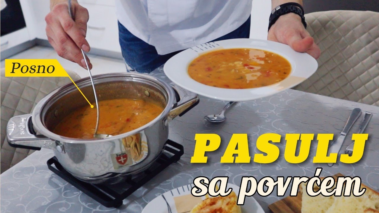 Posni pasulj sa povrćem po starom domaćem receptu! *detaljno* - YouTube