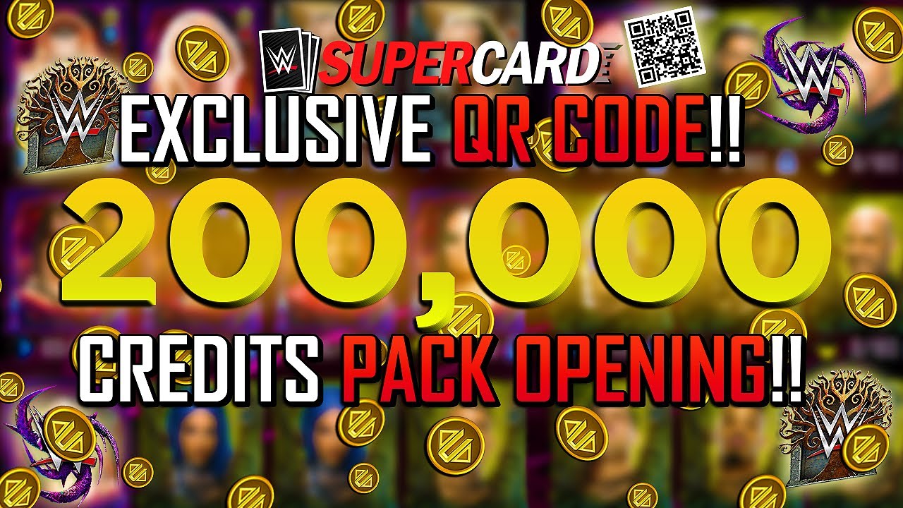 EXCLUSIVE QR CODE BIGGEST WWE SUPERCARD SEASON 8 PACK OPENING EVER exclusive-qr-code-biggest-wwe-supercard-season-8-pack-opening-ever