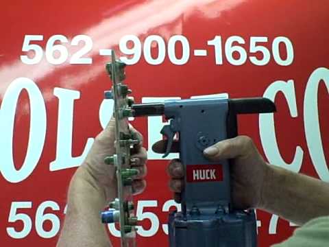 Huck 352 Rivet Gun Riveter - YouTube