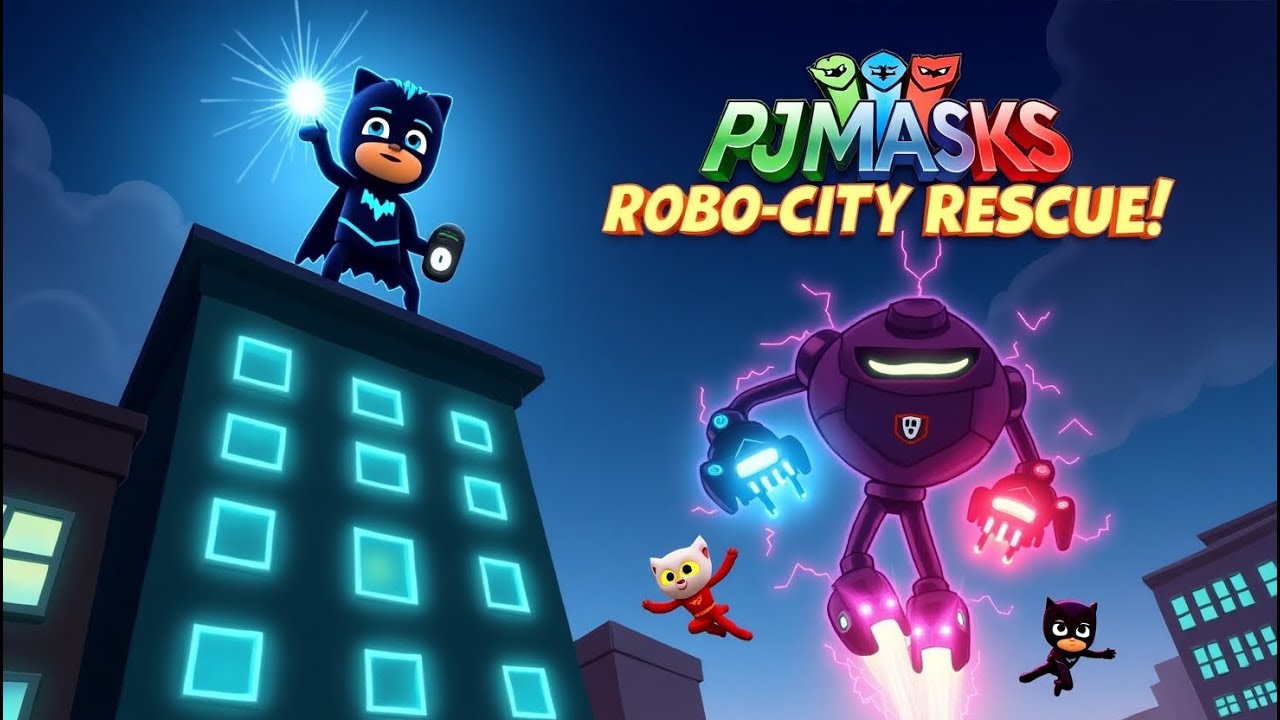 PJ Masks The Robo City Rescue | Rescue and Friendship Stories for Kids ...
