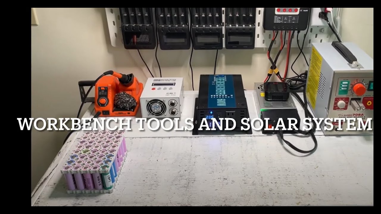My Workbench Tour for Building Power Supplies and Batteries - YouTube