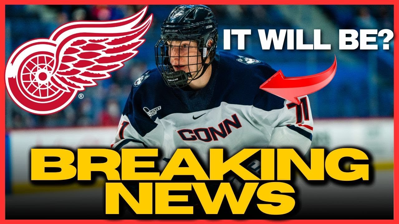 🚨🤔 WILL RED WINGS DRAFT MATTHEW WOOD? DETROIT RED WINGS NEWS TODAY 🚨🤔 ...
