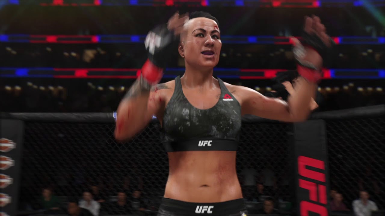 EA SPORTS™ UFC® 3 RUTHLESS DOUBLE HEAD KICK KO! - YouTube