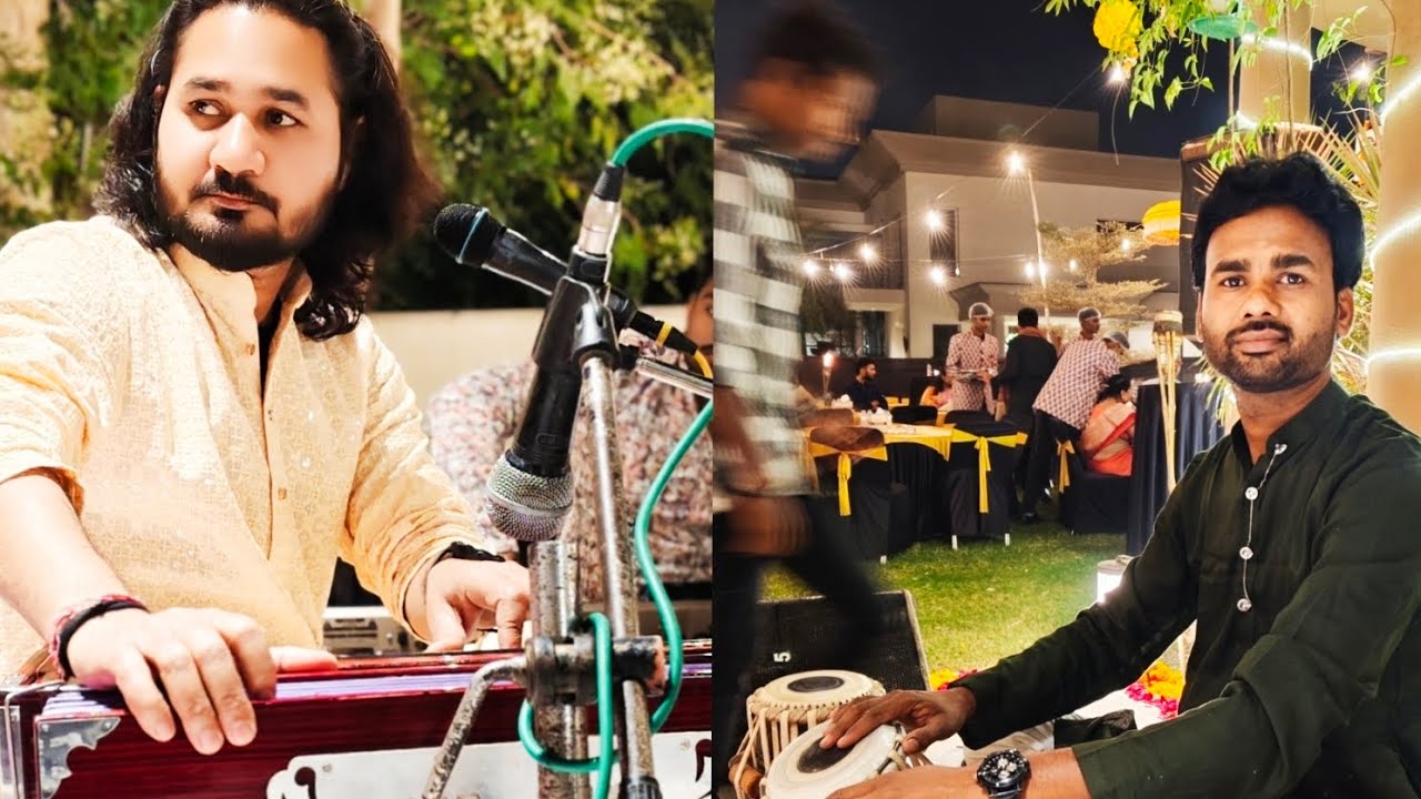 jabhi rona chargon ko bhuja kar rona ,, gazal , surendra rawal tabla ...