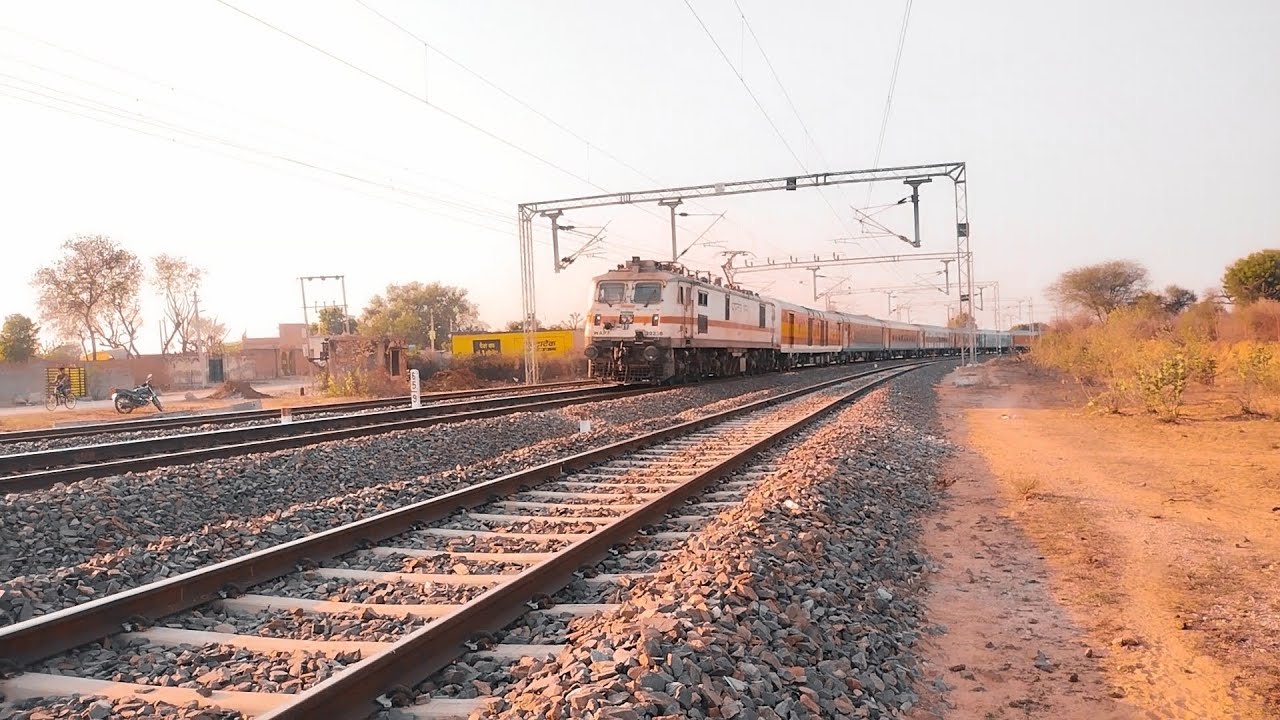 22475 Hisar Coimbatore AC SF Express Diverted Route Skip Ramgarh ...