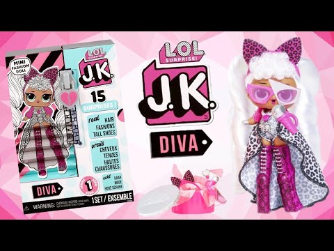 LOL Surprise JK Series 1 Diva Mini Fashion Doll Unboxing - YouTube
