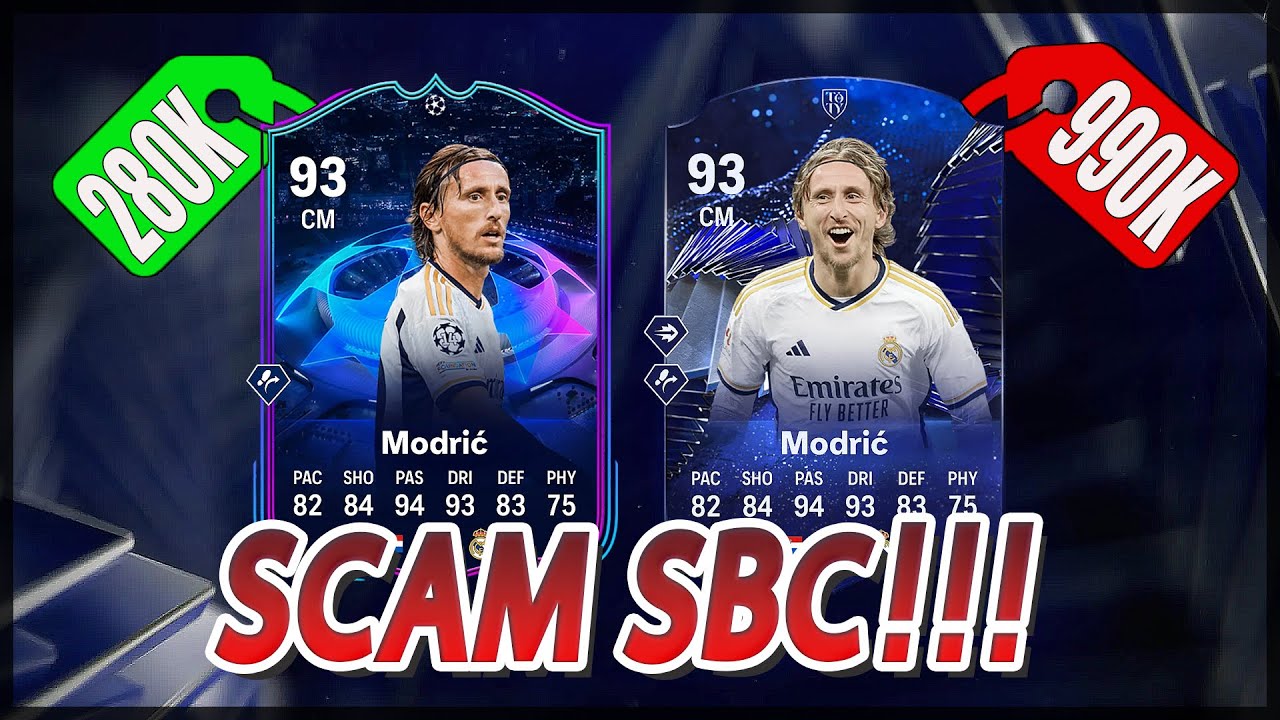 ABSOLUTER SCAM! 🤬 Modric 93 TOTY HM Review EA FC 24 - YouTube