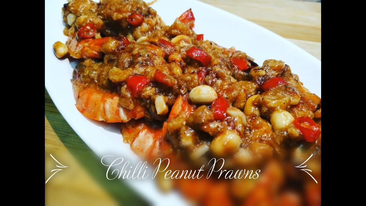 Chilli Peanut Prawn || Spicy Peanut Prawn - YouTube