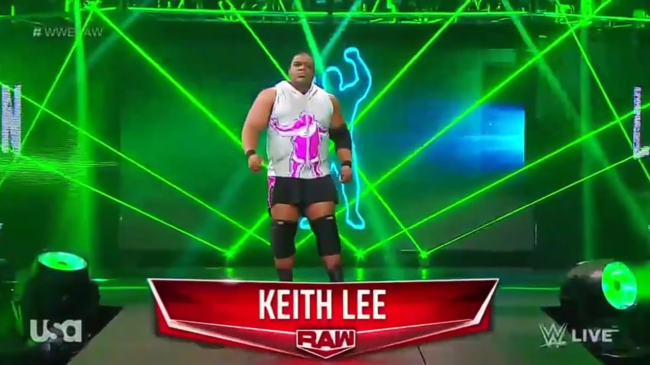 Keith Lee RAW in-ring Debut Entrance - YouTube