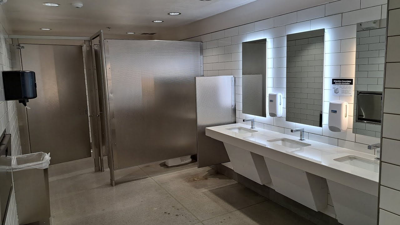 Walmart Men's Restroom - YouTube