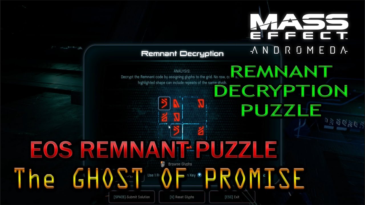 EOS Remnant Decryption Puzzle The Ghost of Promise [Mass Effect ...