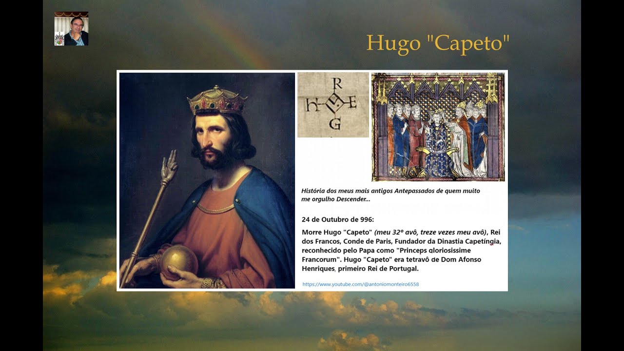 24-10-996: Morre Hugo "Capeto", 1º Rei da Dinastia Capetíngia (por ...