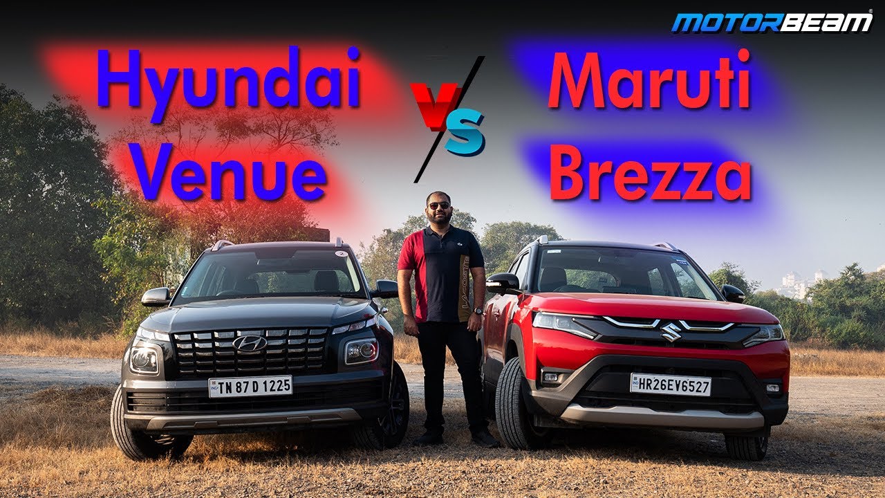 2022 Maruti Brezza vs Hyundai Venue Comparison - Tough Choice Made Easy ...