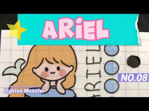 8🔖 Ariel🧜🏻‍♀️ | Disney Journal | #scrapbooking #disney #ariel # ...