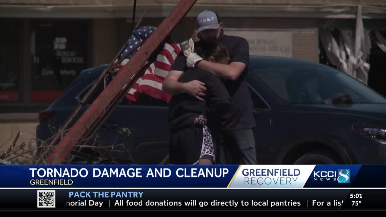 Greenfield begins recovery after devastating tornado - YouTube