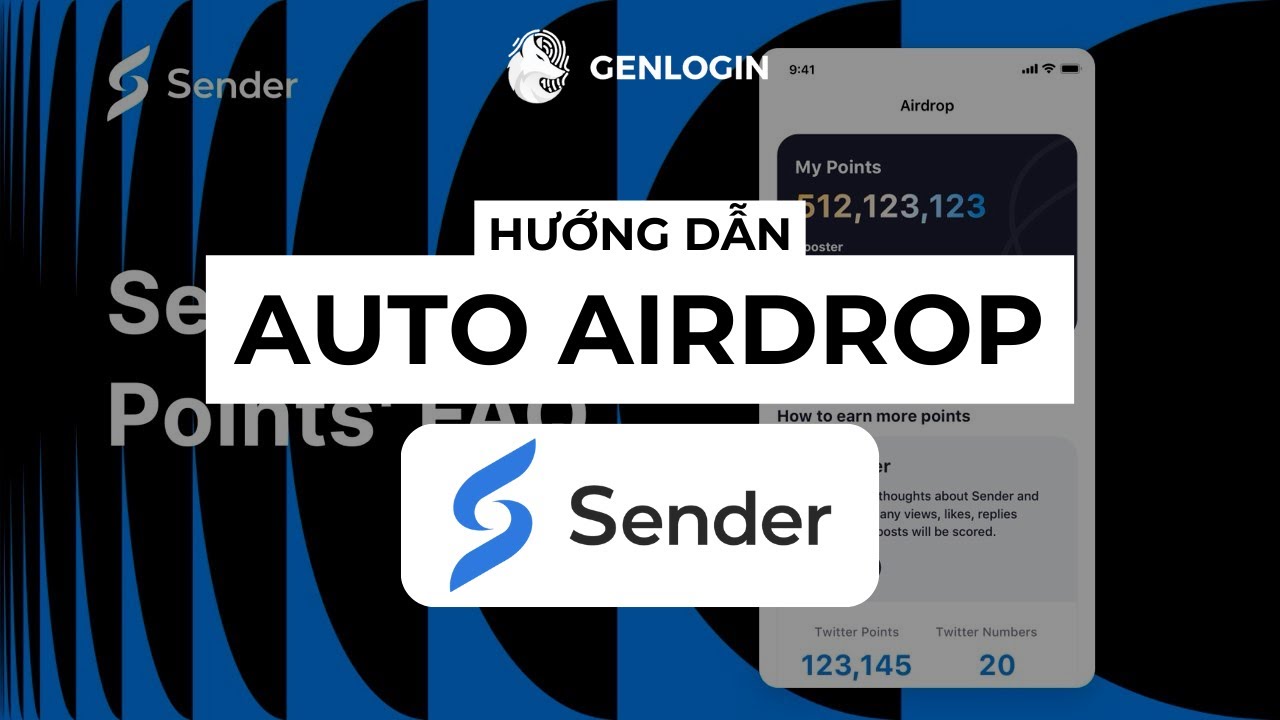 Tăng tốc cày Airdrop kèo SenderDAO với Genlogin | Tăng tốc làm nhiệm vụ ...