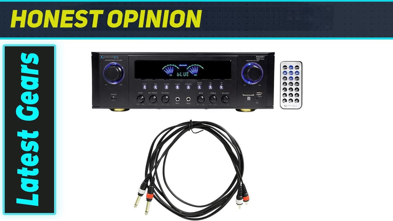 Technical Pro RX45BT Bundle: Power Up Your Sound! - YouTube
