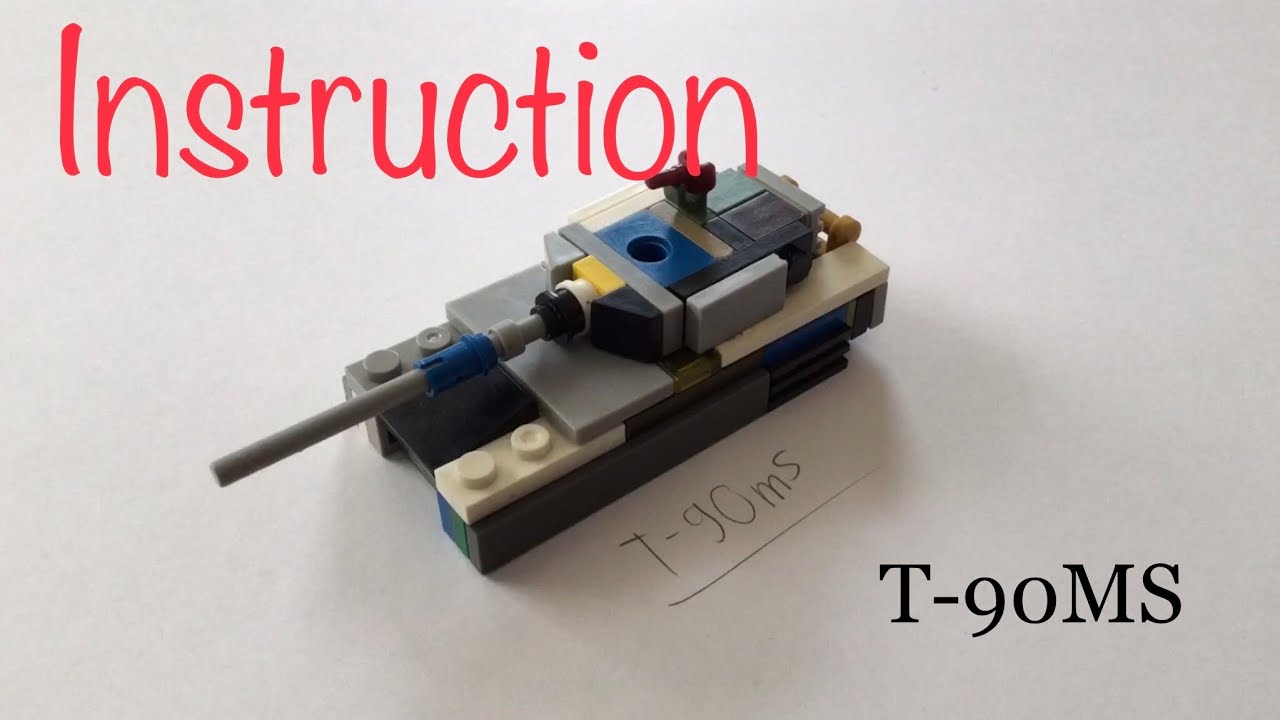 Mini lego T-90MS intruction - YouTube