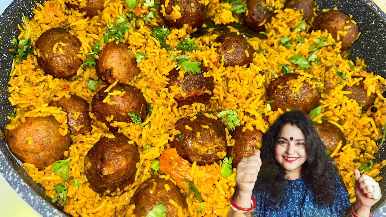 KOFTA PULAO RECIPE | MAZEDAR AND EASY KOFTA PULAO RECIPE |VEG PULAO ...