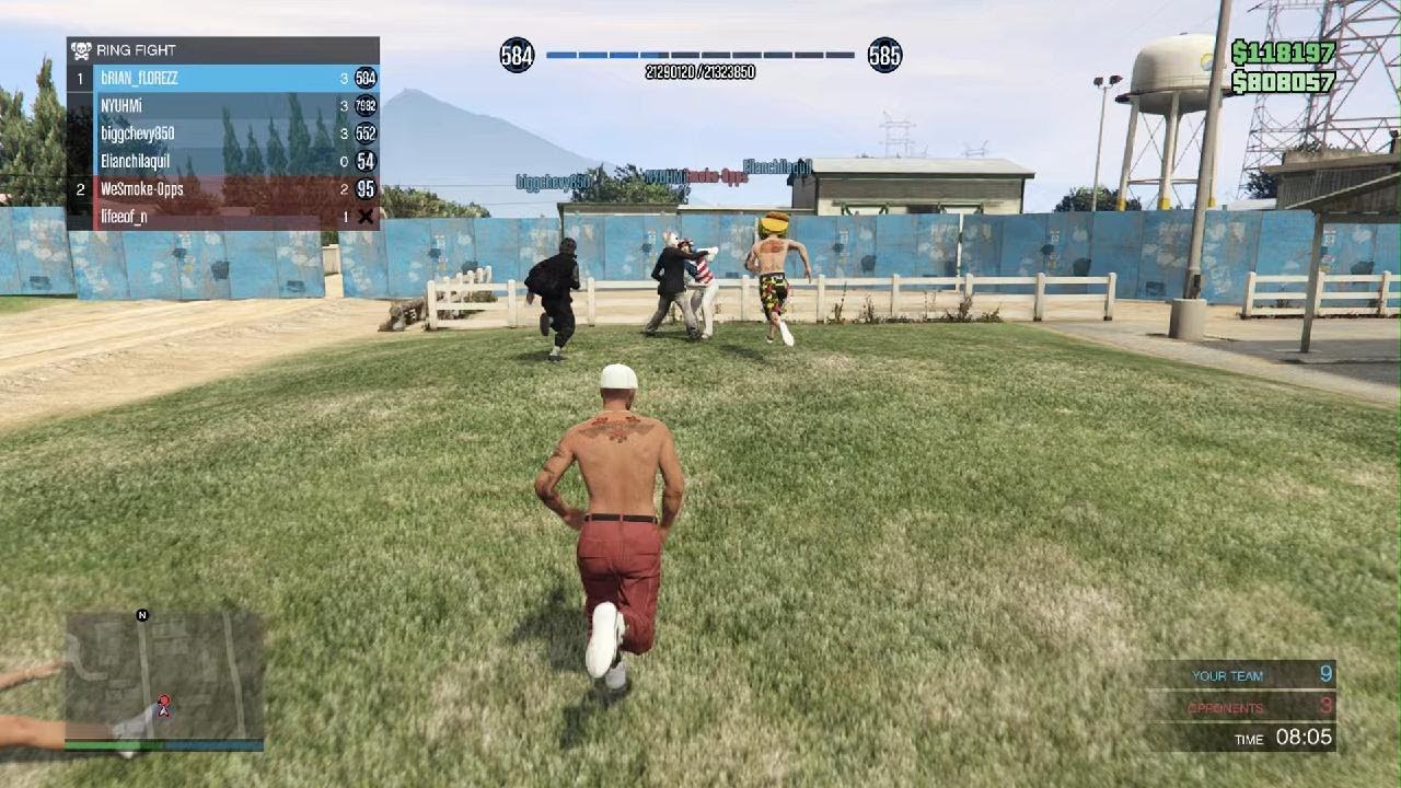 GTA V Ring Fight Hell Yeah I Win - YouTube