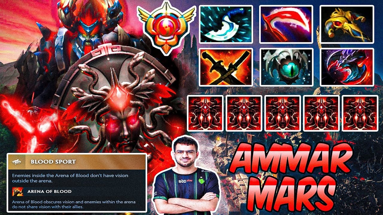 Grandmaster Mars Ammar The F 100% God Rebuke Damage - Dota 2 Pro ...