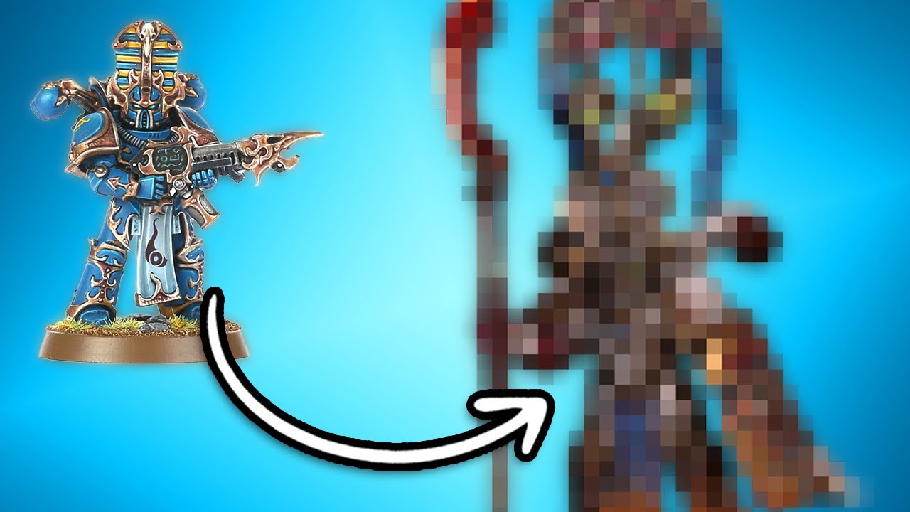 Tomb Kings inspired Thousand Sons Rubric Marines Kitbash - YouTube