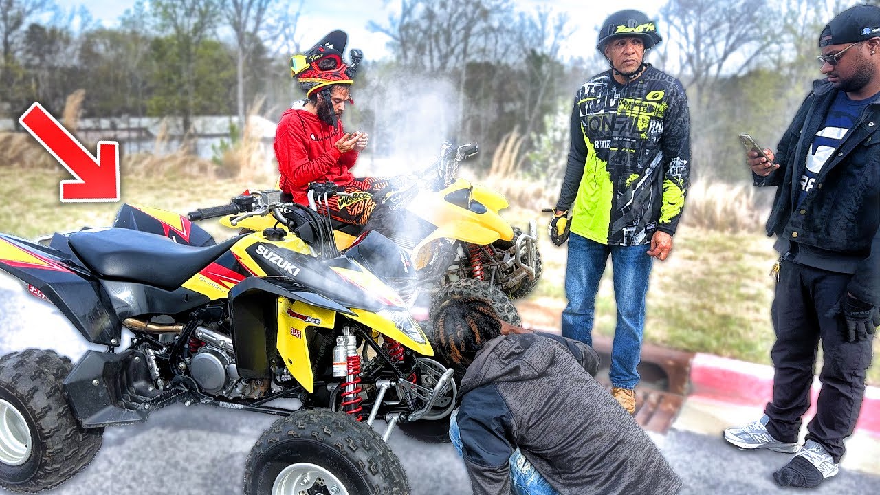 My Brand New 4-Wheeler Have PROBLEMS ALREADY... *OVERHEATING* - YouTube