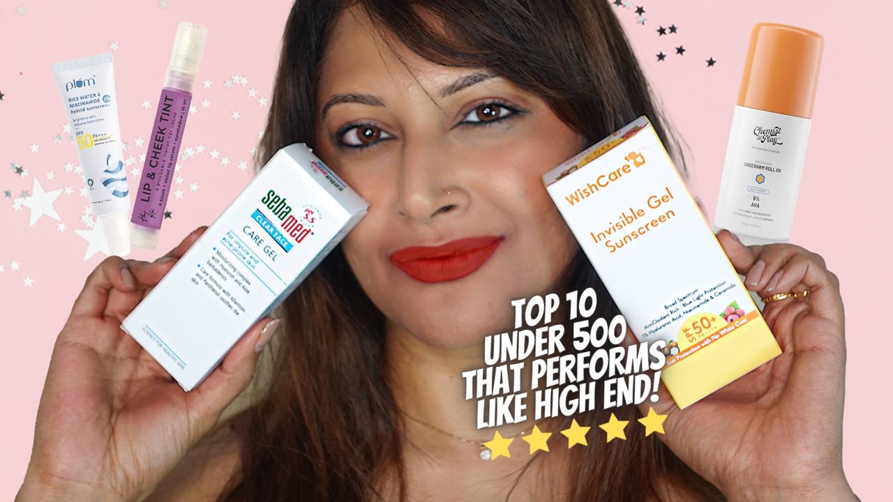 Top 10 Beauty Products under ₹500 that perform like high end skincare ...