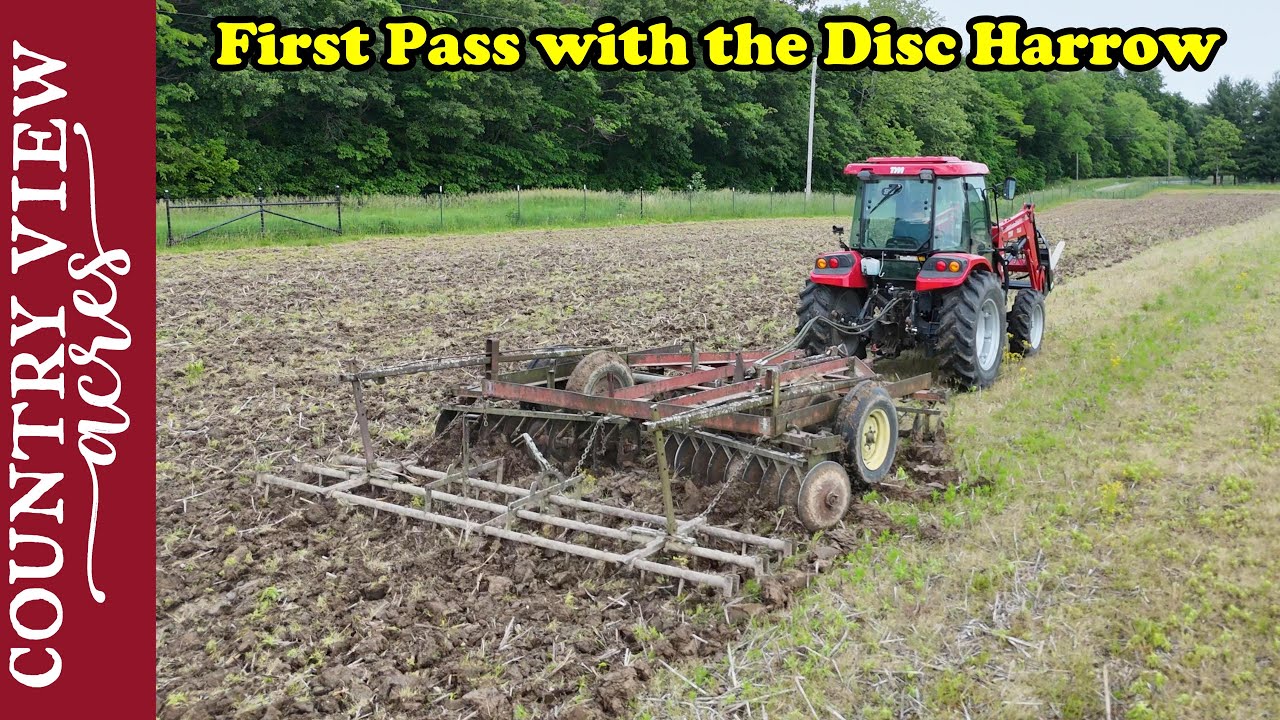Preparing for Future Projects. Discing Field to plant Summer Forage ...