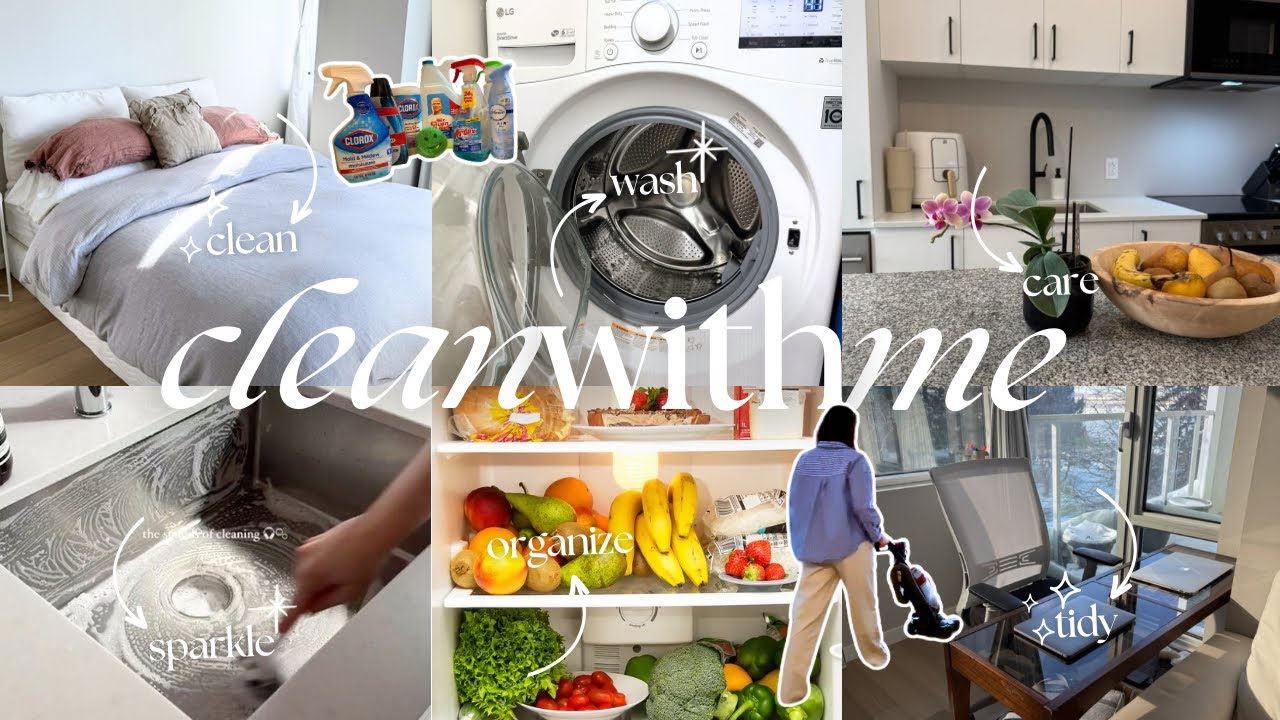 CLEAN WITH MAY | Satisfying Apartment Reset & Refresh - YouTube
