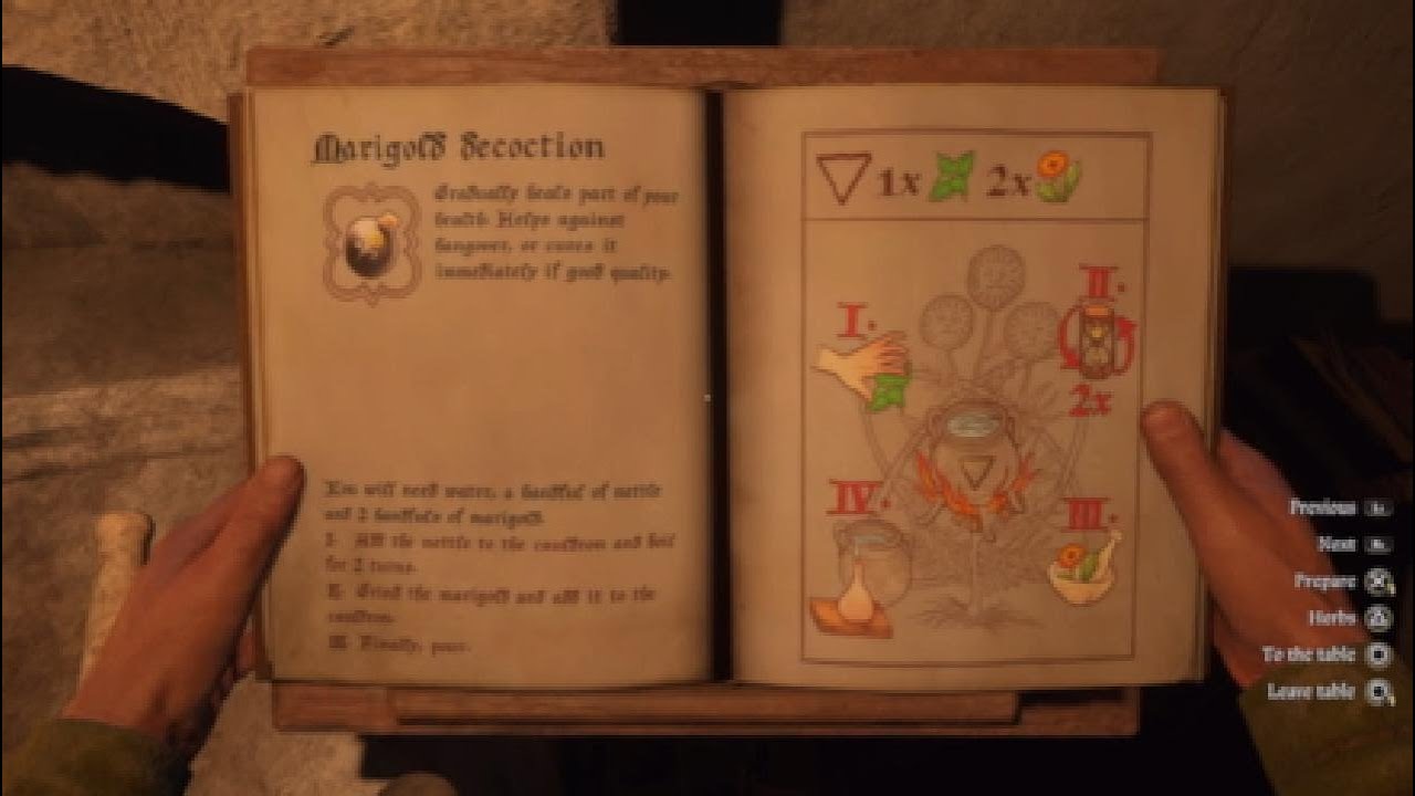 Marigold Decoction Potion Recipe - Henry level potions - guide and ...