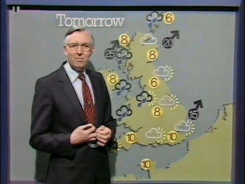 Weather Forecast with Jack Scott Wednesday 20th January 1982 - YouTube