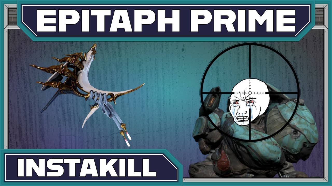 WARFRAME | EPITAPH PRIME BUILD! 2024 BUILD - YouTube