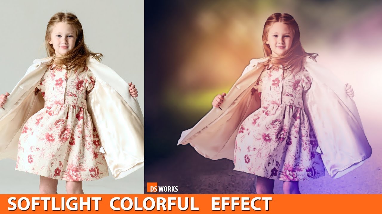 SOFTLIGHT COLORFUL EFFECT TUTORIAL | MANIPULATION | GIRL | by DS WORKS ...