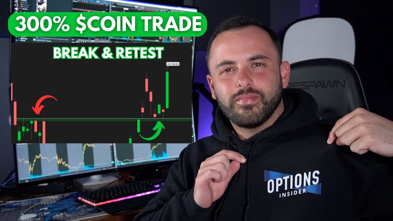 The Break & Retest Strategy Strikes Back | $20,000 PROFIT on $COIN ...