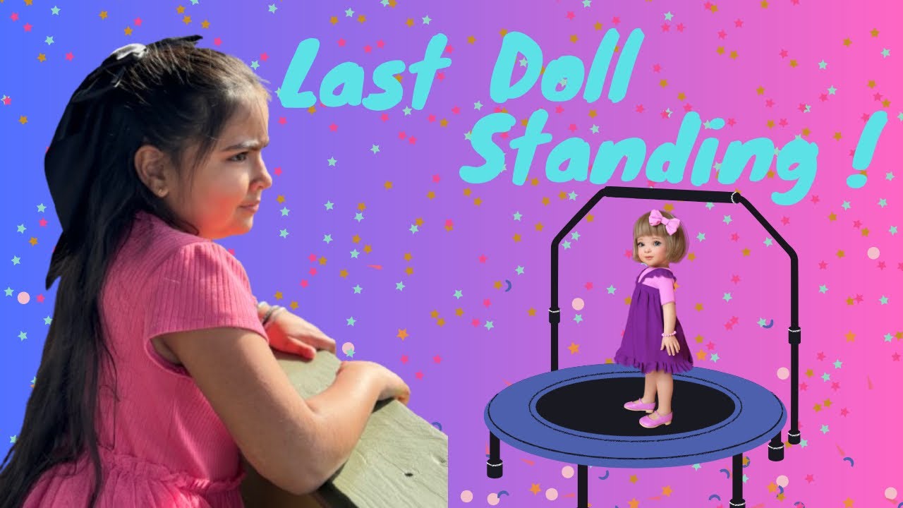 Barbie vs My life Dolls Trampoline Challenge - YouTube
