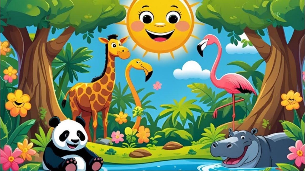 Let’s Play in the Jungle! | Fun Animal Poem for Kids 🐼🦒🎉 - YouTube