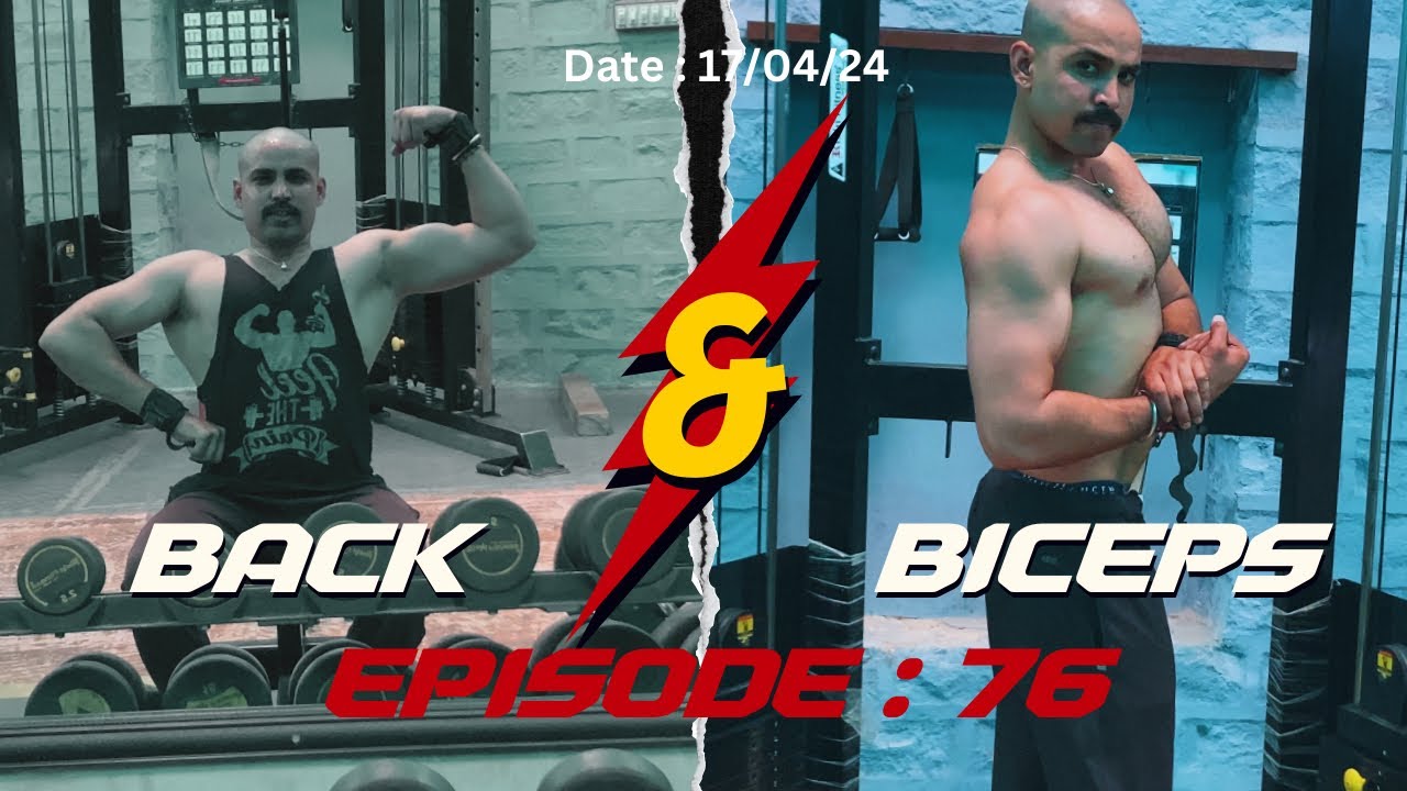 Episode #76 pull day Back and biceps workout. - YouTube