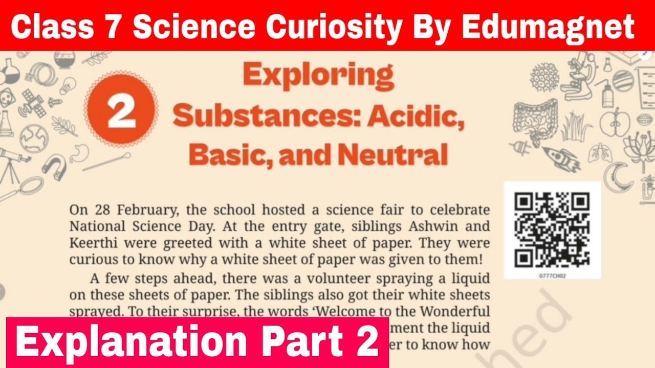 NCERT Class 7 Science Chapter 2 Exploring Substances: Acidic, Basic ...