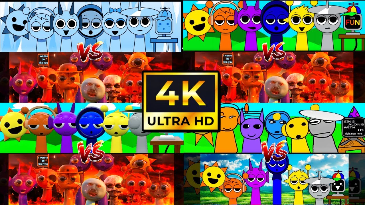 (СOMPENDIUM) Sprunki Horror 3D - Cool As Ice VS Sprunki 3D VS Sprunked ...