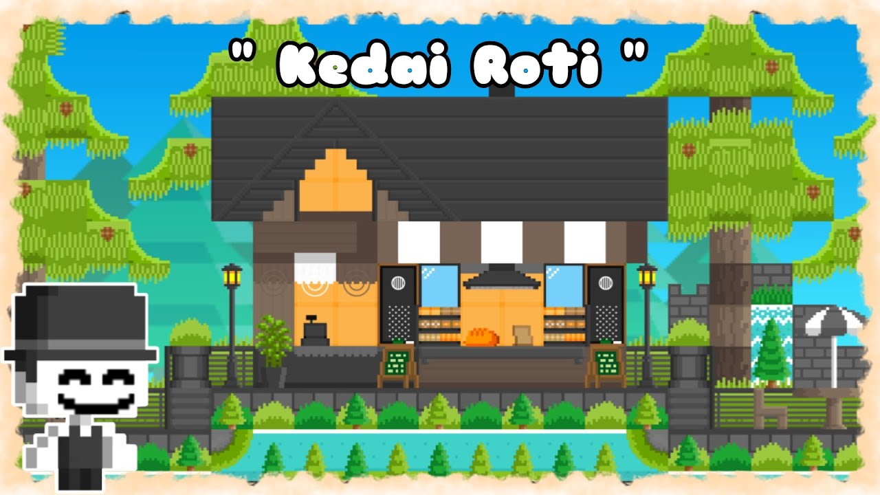 『🍞』 Tutorial cara membuat " Kedai Roti " || Boku Boku Build - YouTube