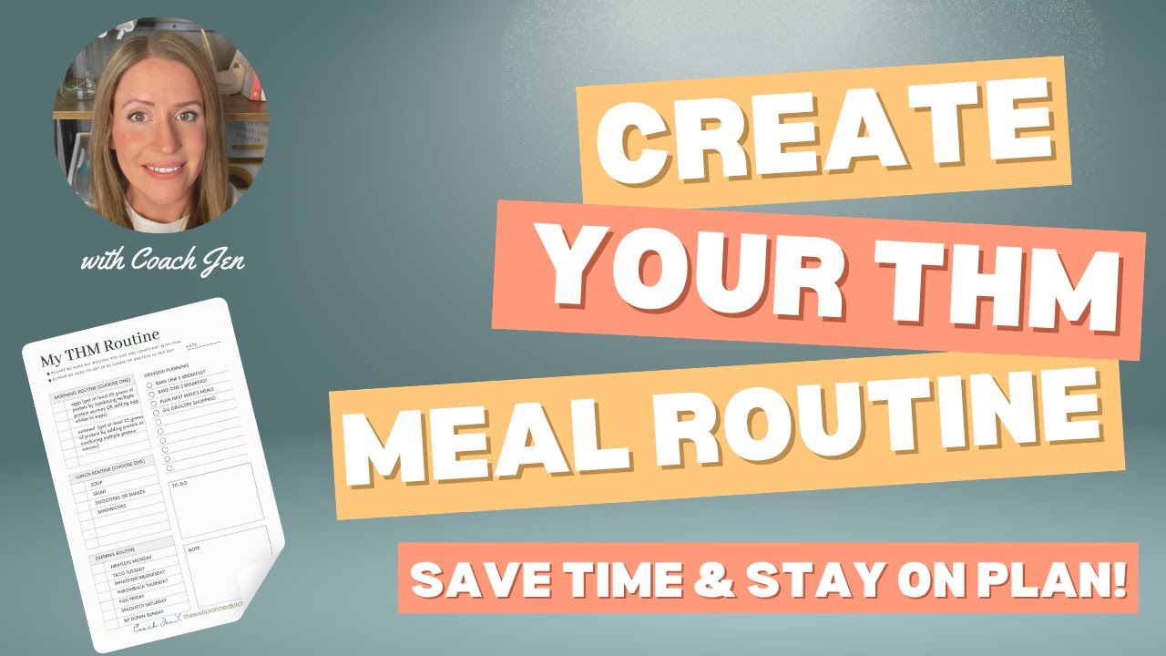 How to STREAMLINE your THM Day to make it easier! (+ snag my free ...