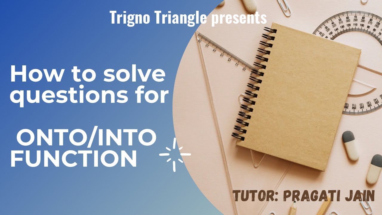 How to solve QUESTION FOR ONTO/INTO FUNCTION(2022) - YouTube